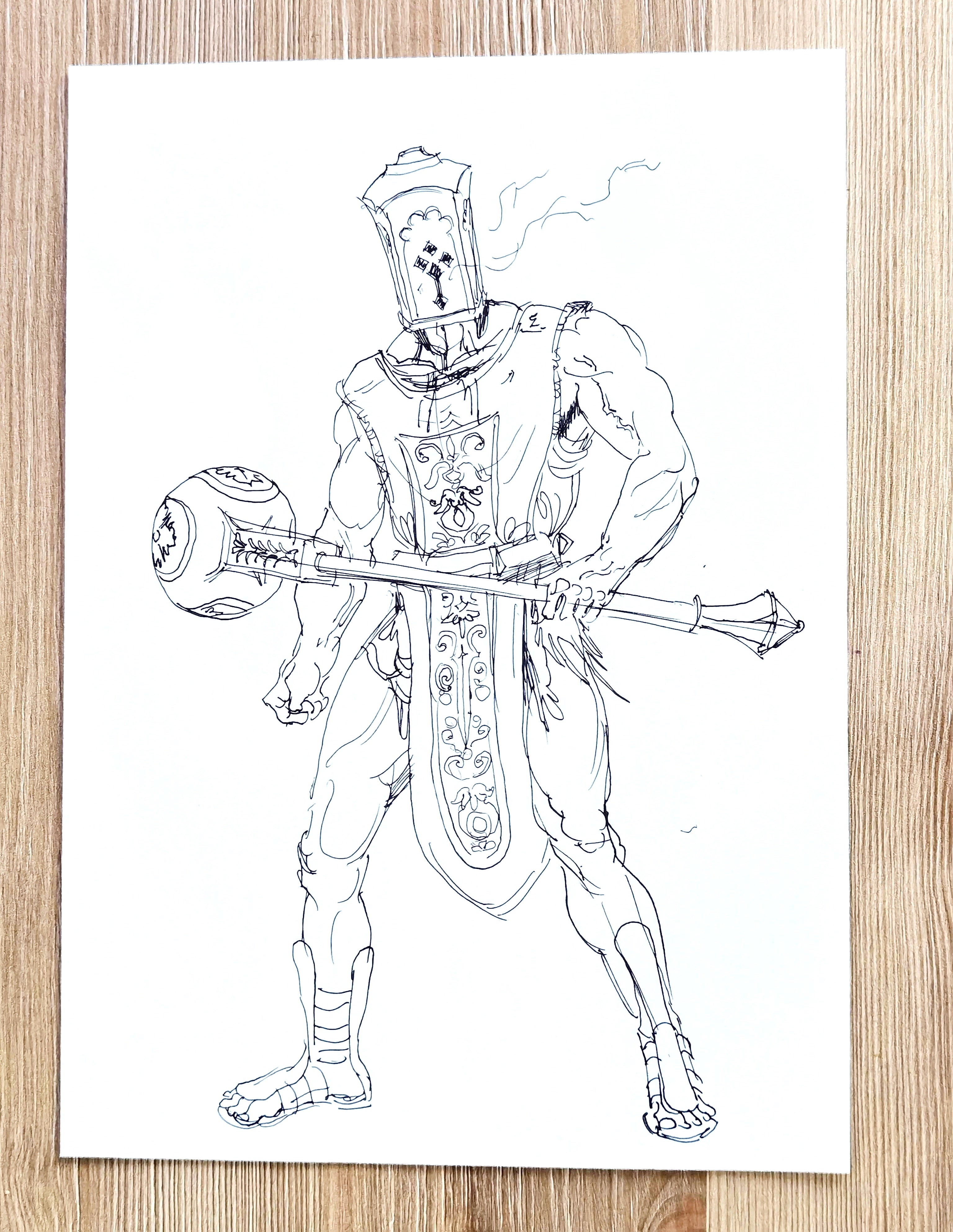 Original Drawing: Deacon 2 – JuanmImagine
