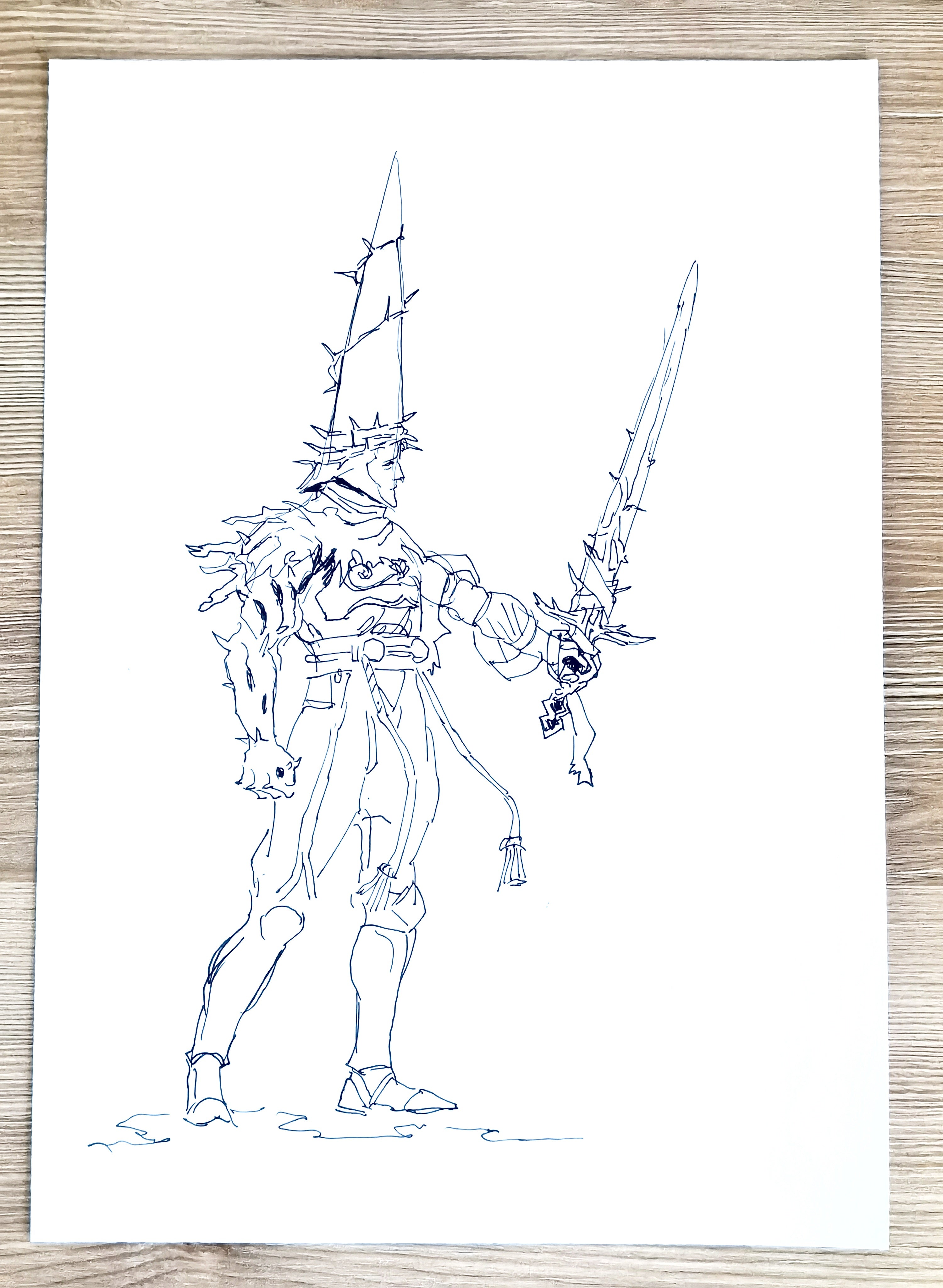 Original Drawing: High Hat Penitent One – JuanmImagine